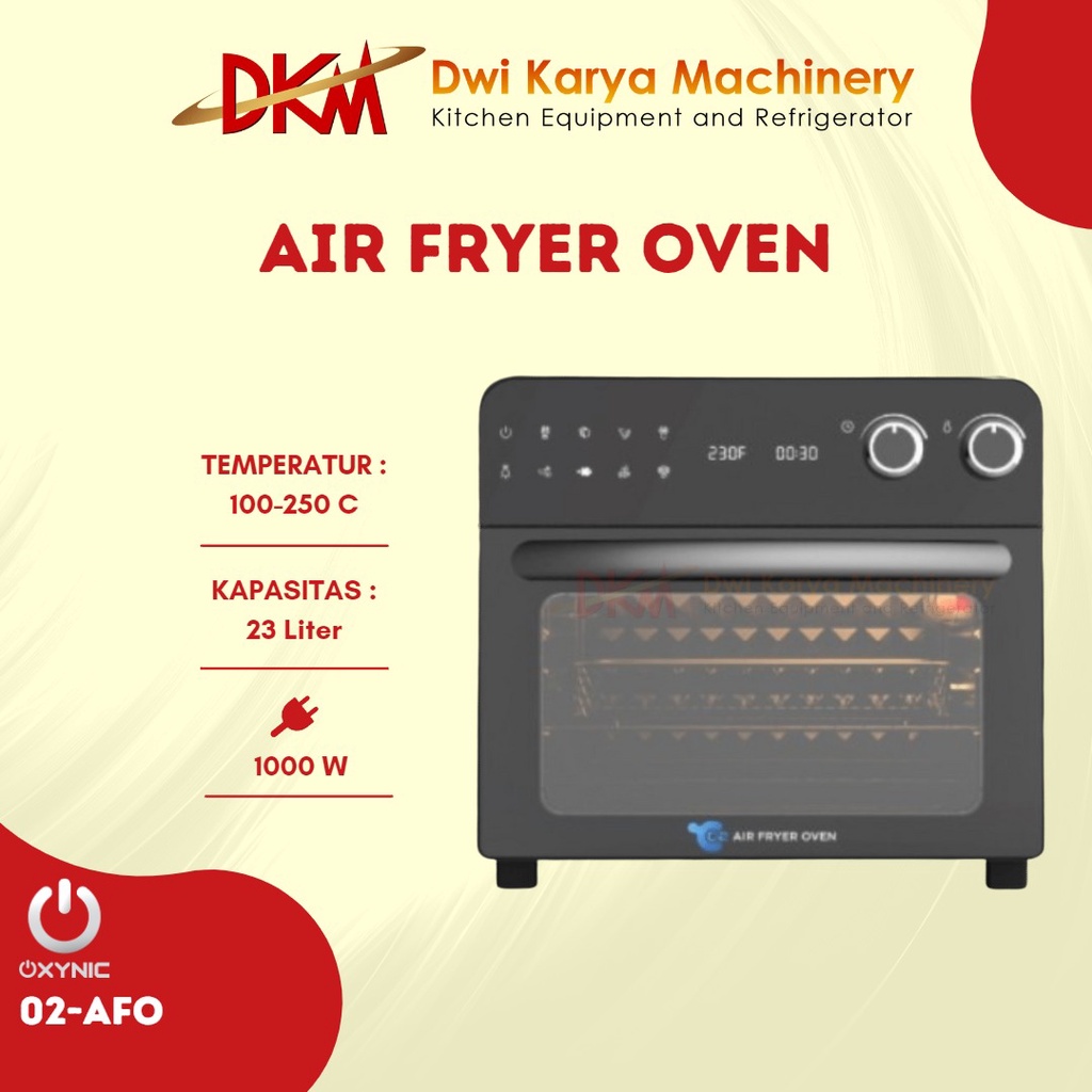 Jual AIR FRYER OVEN - OXYNIC ( FULL TOUCHSCREEN - 23 LITER) | Shopee ...
