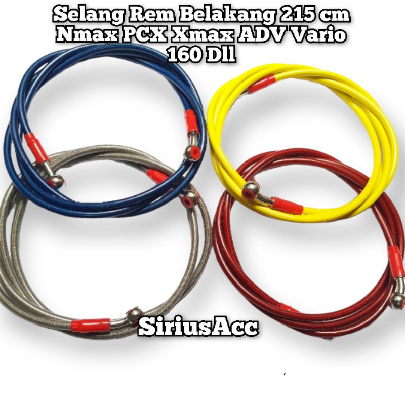 Jual Selang Rem Belakang 215 CM Model TDR Nmax Old Nmax New PCX 160 PCX 150 XMAX ADV Vario 160 ...
