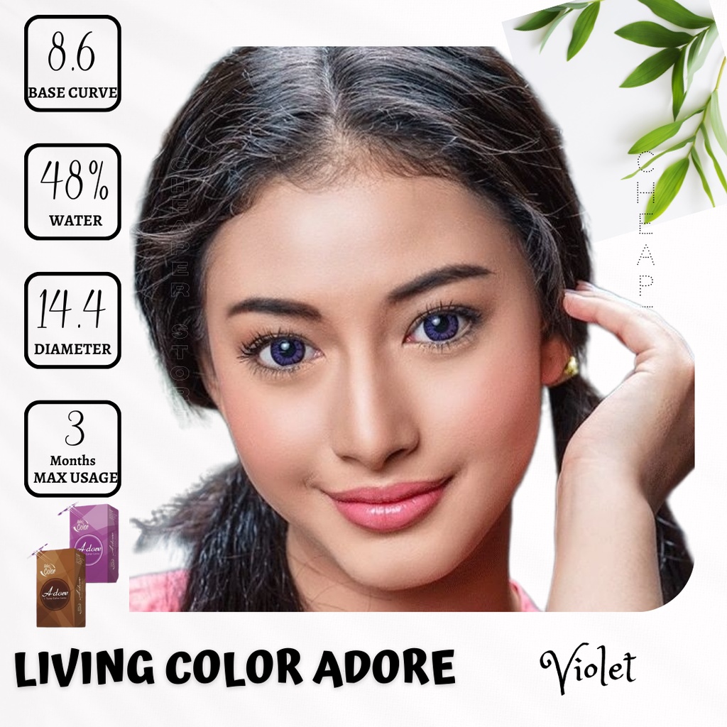 Jual TREND TERBARU SOFTLENS LIVING COLOR - ADORE DIA. 14.40mm NORMAL BY ...
