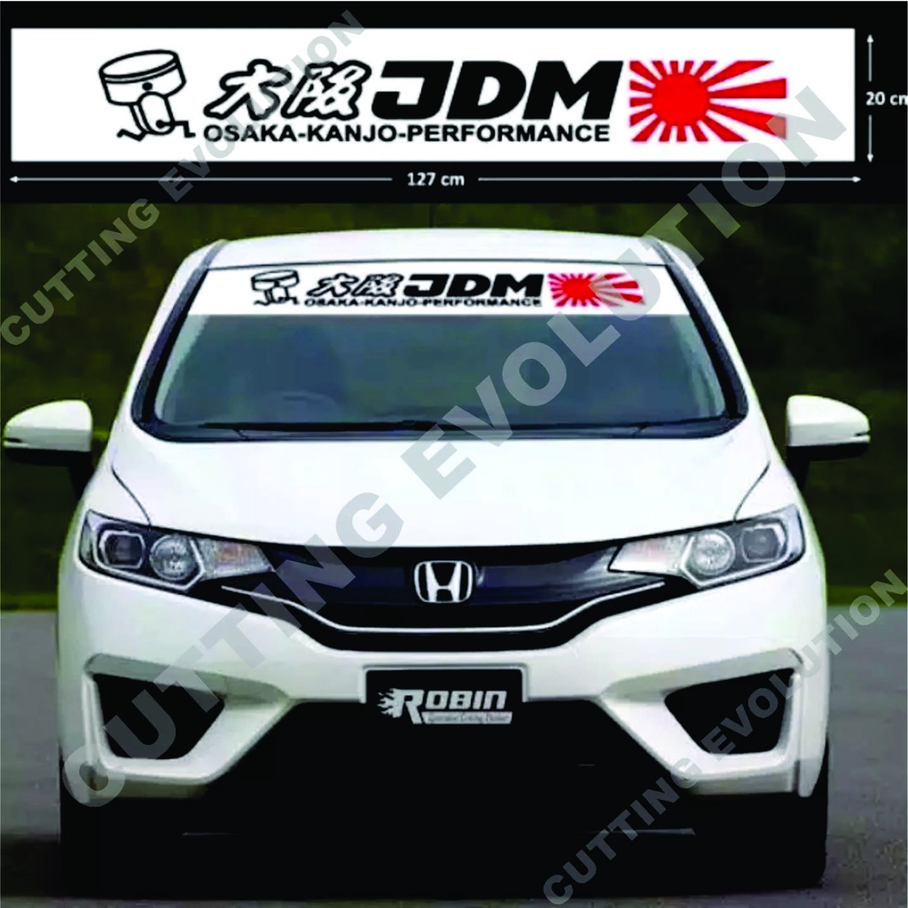 Jual STICKER JDM KANJI OSAKA STICKER KACA MOBIL JDM KANJI OSAKA ...