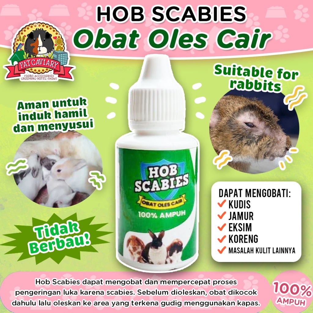 Jual HOB SCABIES obat scabies oles 30ml | Shopee Indonesia