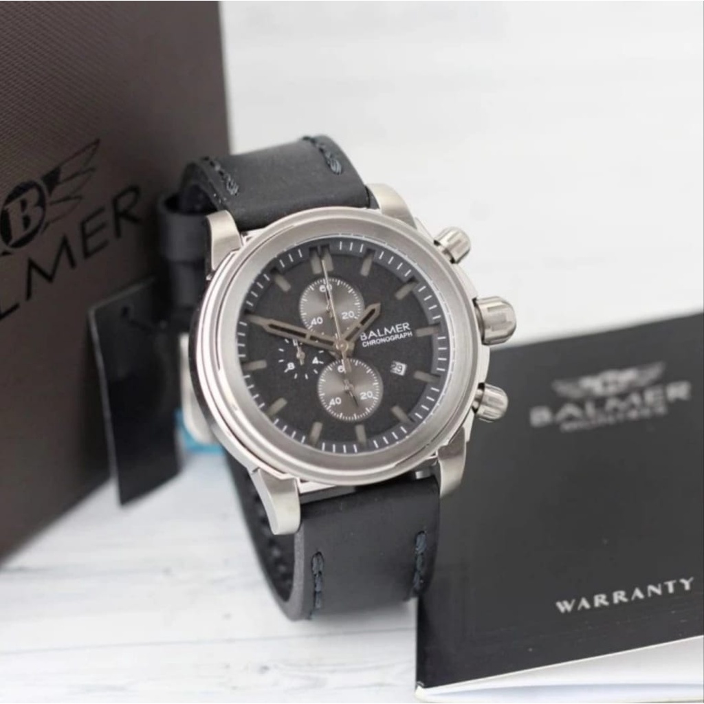 Jual Jam tangan Pria Balmer 7941 tali kulit chrono aktif original pria ...