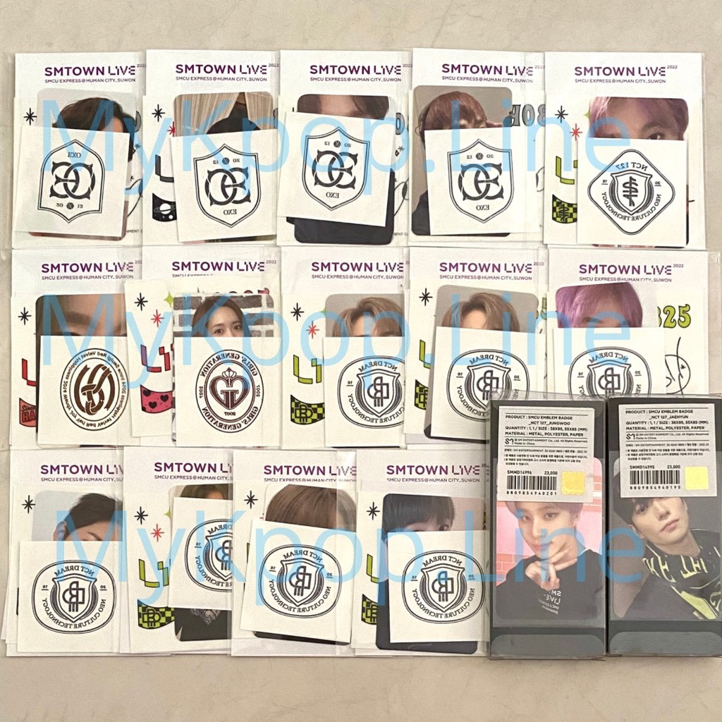 Jual MD SMCU AR Tattoo Sealed Emblem Badge Photocard PC Tato NCT 127 ...