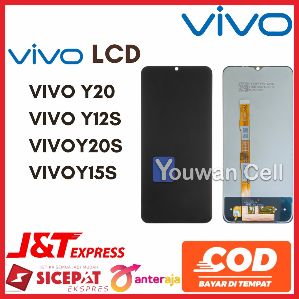 Jual LCD + TS VIVO Y20 / Y12S / Y15S / Y20S / Y01 / Y01A- ORIGINAL FULLSET | Shopee Indonesia