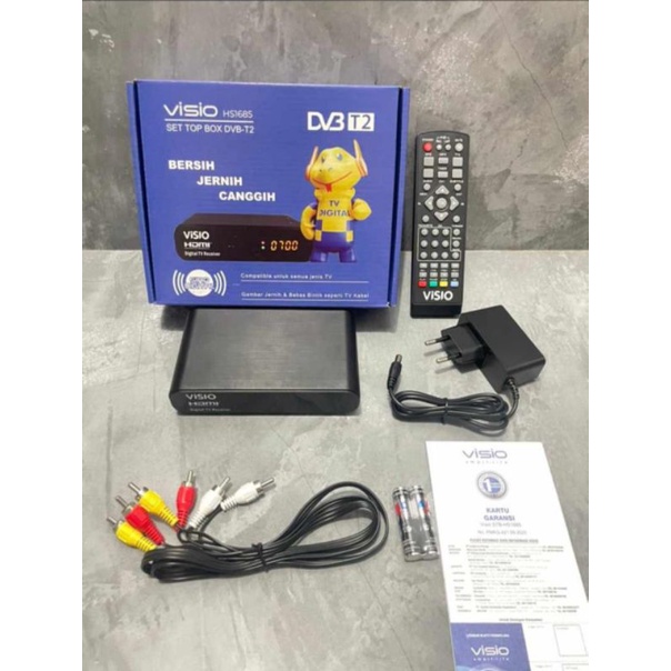 Jual [ORRIGINAL] STB Set Top Box TV Digital VISIO DVB-T2 SANEX ...