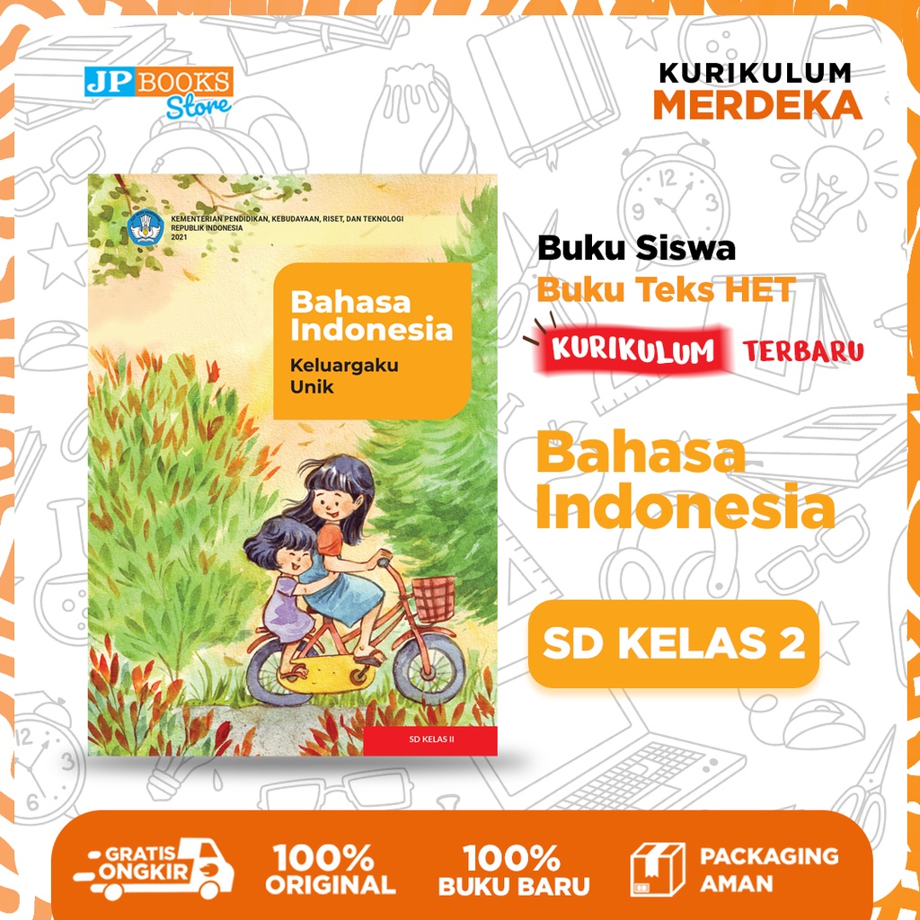 Jual JP Books – Buku Siswa Teks Het Kurmer Sekolah Bahasa Indonesia Sd Kelas 2 - Kurikulum ...