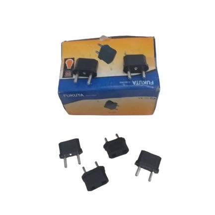 Jual Over Steker Hitam Pipih Gepeng ke Bulat Adapter Sambungan Colokan ...