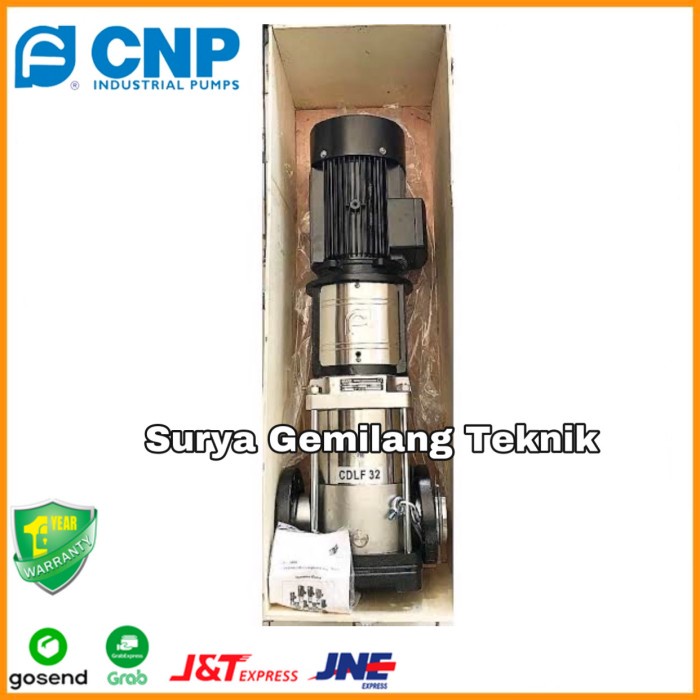 Jual Pompa Air Booster Multistage Cnp Cdlf 32-20-2 3Kw 4Hp 380V ...
