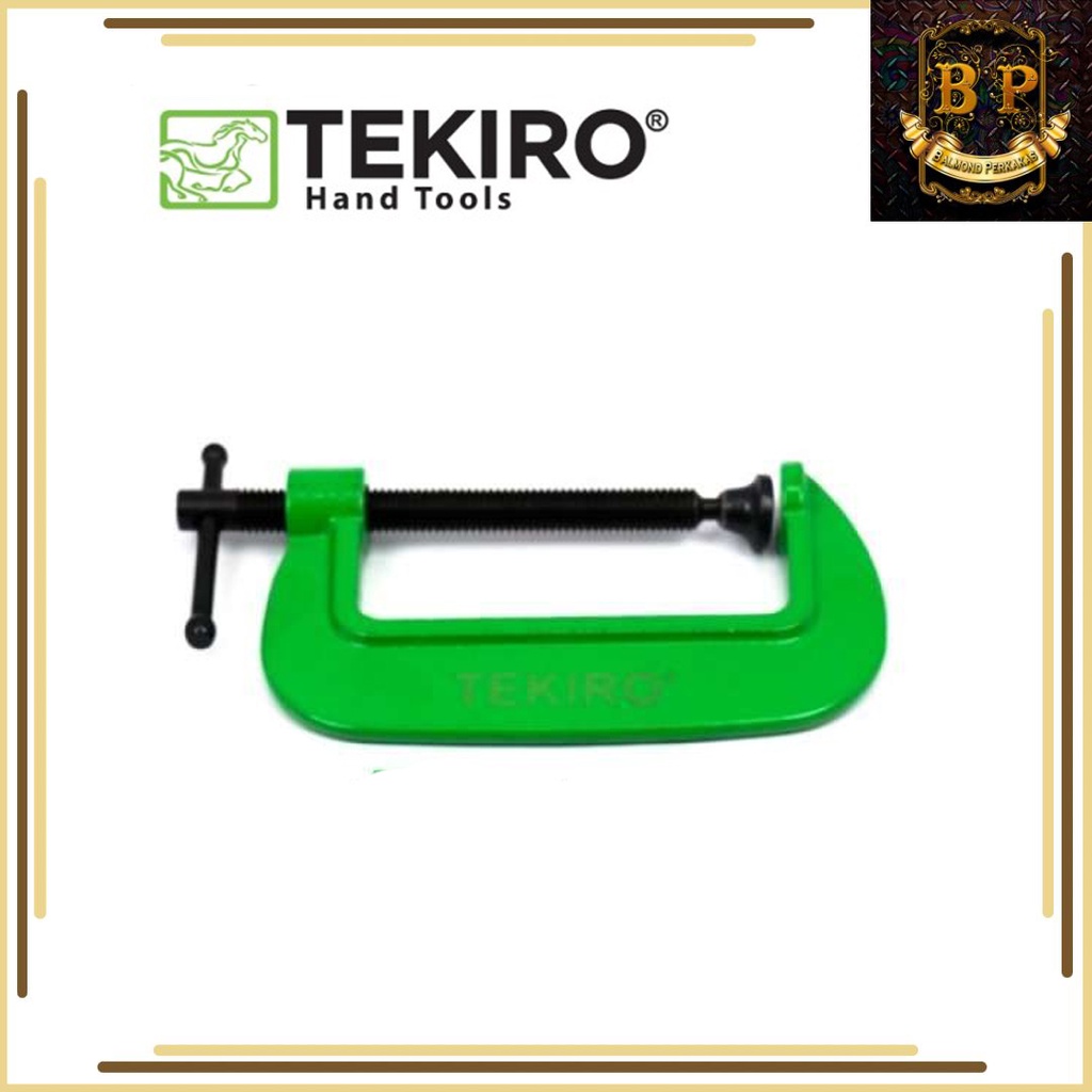 Jual Tekiro Klem Clamp C Besi 3 - 8 Inch - 8 Inch | Shopee Indonesia