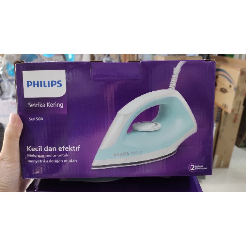 Jual PHILIPS SETRIKA KERING SERI 500 DST0510 | Shopee Indonesia