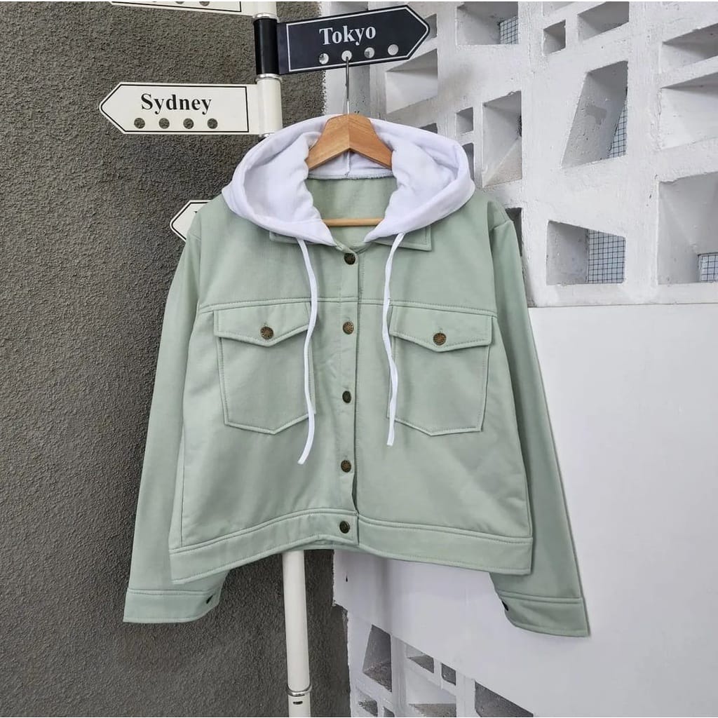 Jual JAKET WANITA KEKINIAN LIVIE JACKET HOODIE SWEATER WANITA | JAKET ...