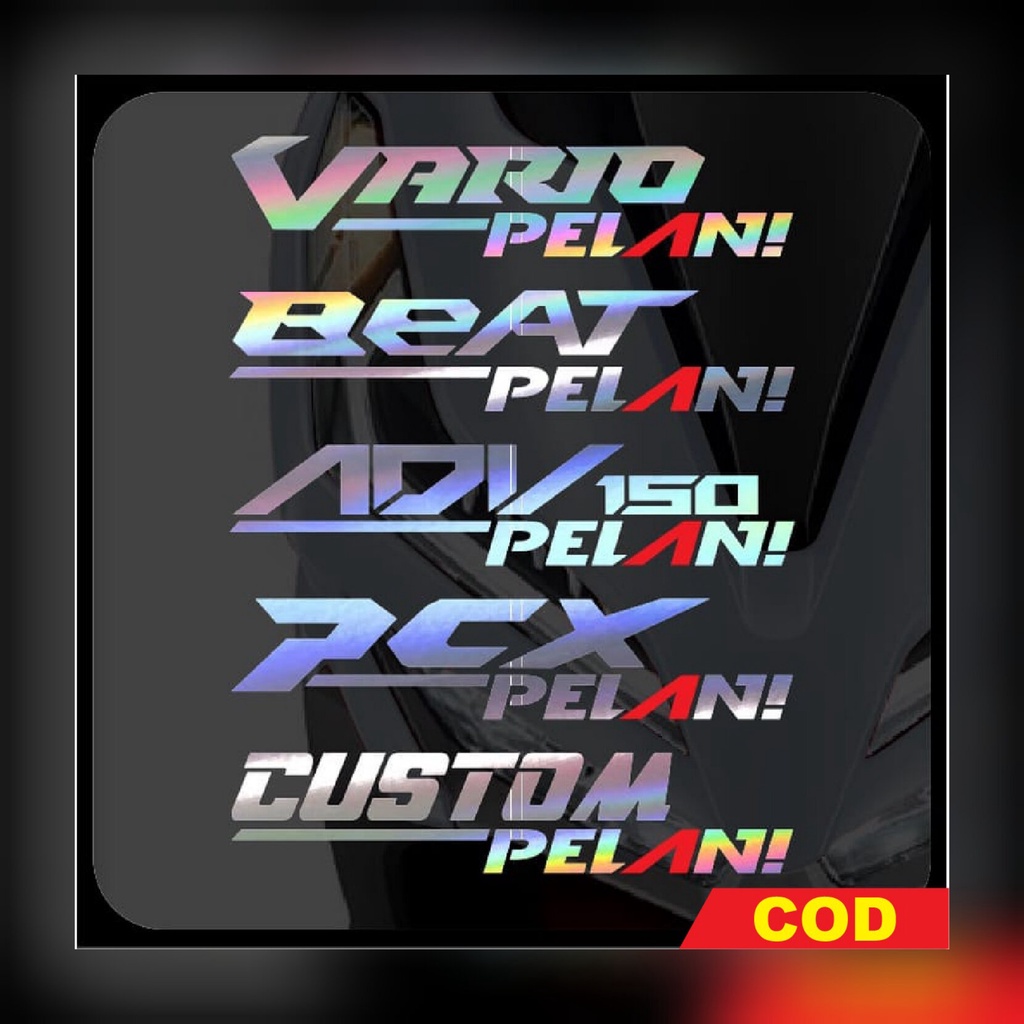 Jual Stiker Aksesoris Varriasi Motor Racing Viral Cutting Sticker Motor ...