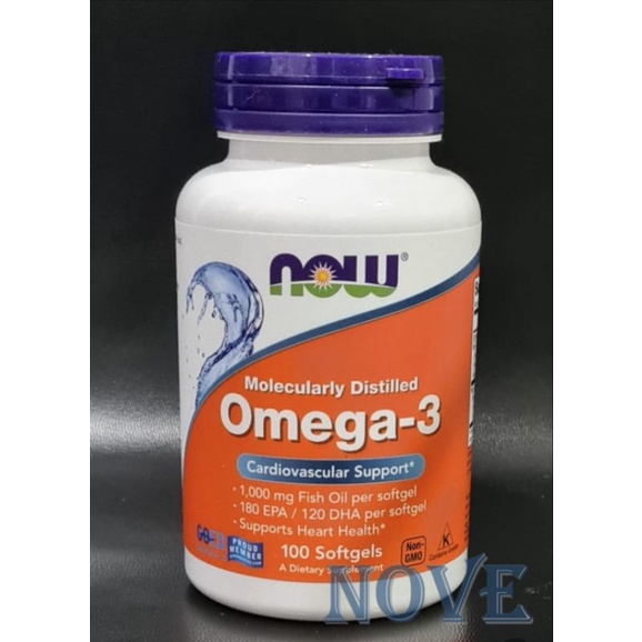 Jual NOW Omega 3 1000mg 100caps | Shopee Indonesia