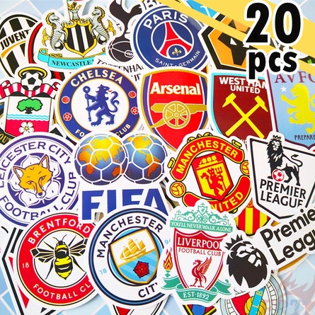 Jual Set Stiker Logo Klub Sepak Bola 20pc Fifa Football Doodle Sticker ...