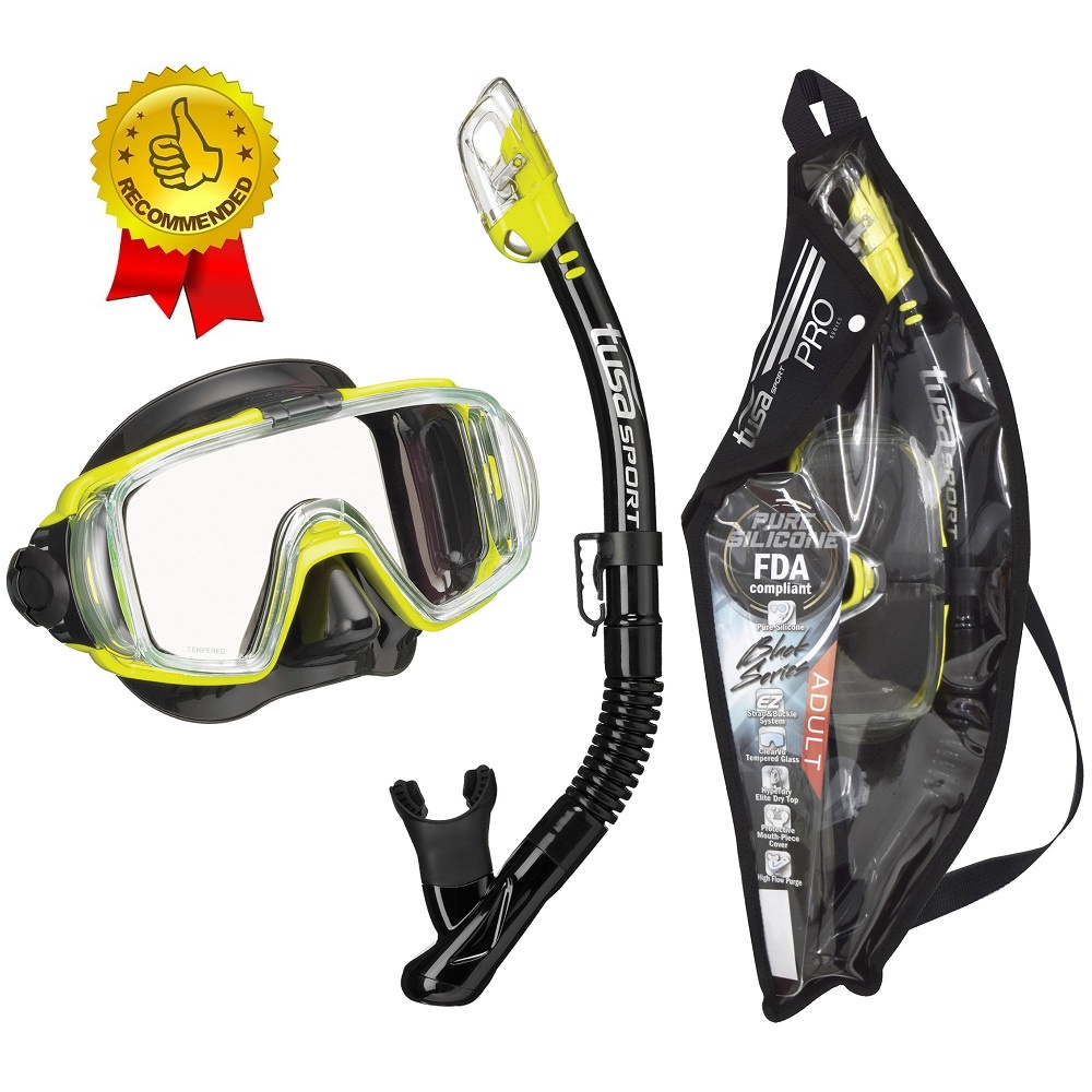Jual TUSA Sport Adult Visio Tri-Ex Mask and Dry Snorkel Combo ...