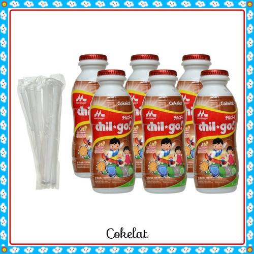 Jual MORINAGA CHILGO SUSU UHT 130 ML COKLAT/STRAWBERRY/VANILA ISI 6 BOTOL | Shopee Indonesia