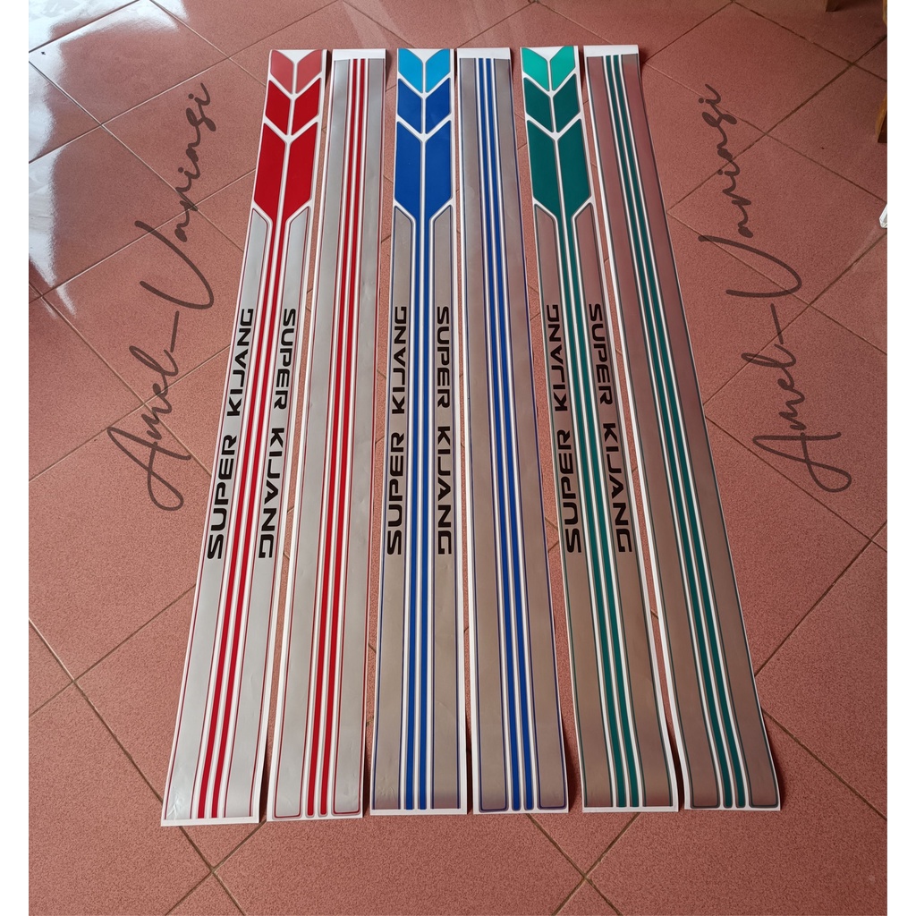 Jual Stiker kijang super stiker lis body mobil kijang super long ...