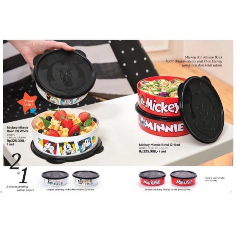 Jual Tupperware Original - Micky Minie Bowl Set - Tempat Makan Bekal ...