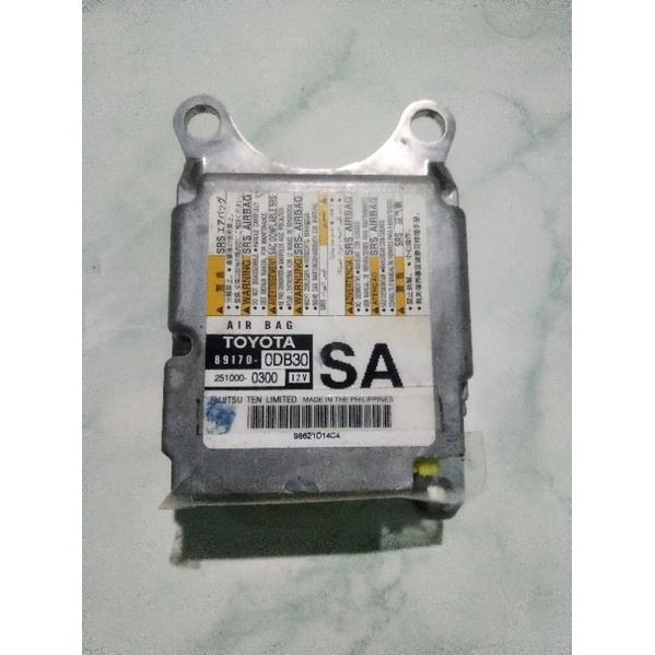 Jual Modul Ecu Air Bag All New Yaris & Vios 2016-UP Sensor Seri SA ...