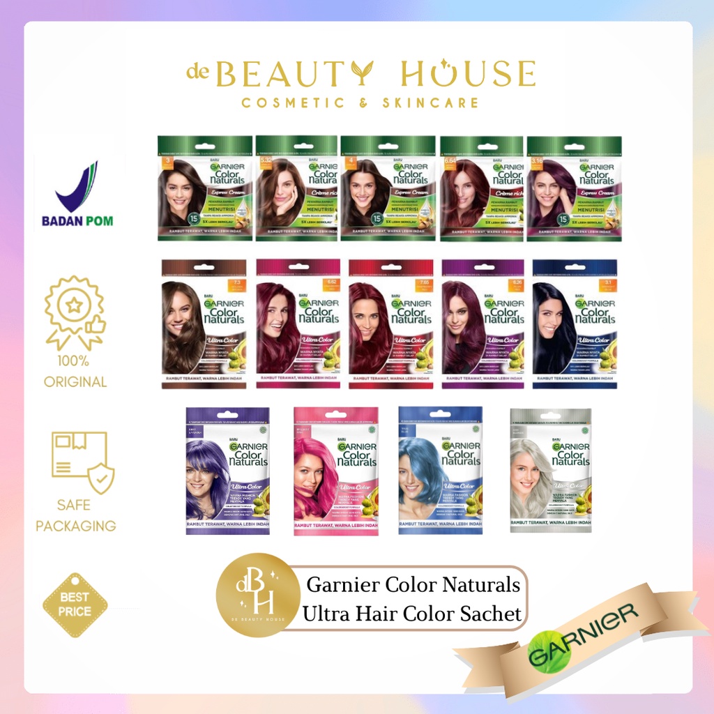 Jual GARNIER Color Naturals Express Hair Color Sachet | Shopee Indonesia