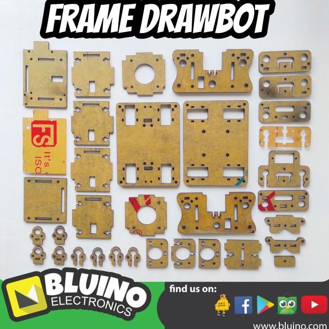 Jual Frame Acrylic Drawing Robot Plotter Pen Drawbot Arduino Shopee
