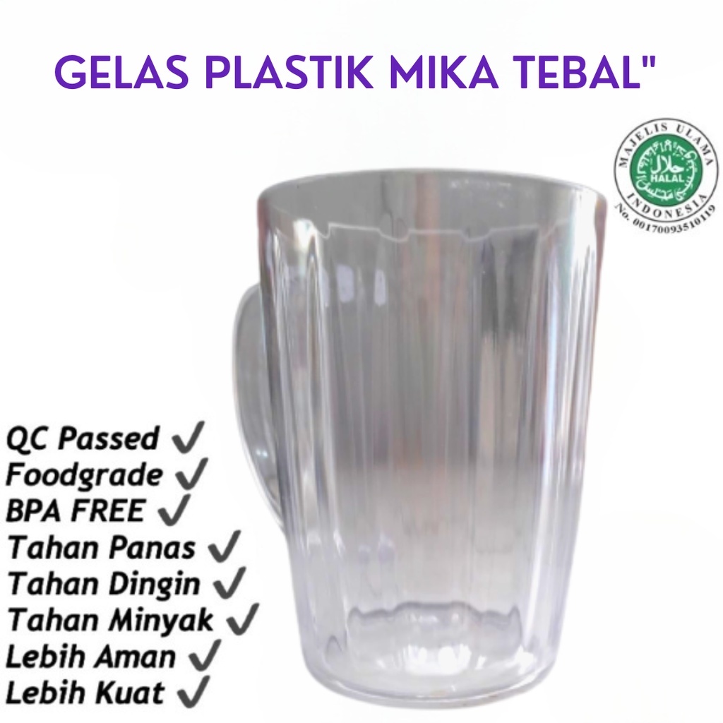 Jual Promo Harga Grosir Gelas Bening Plastik Mika Tebal Anti Pecah Dan ...