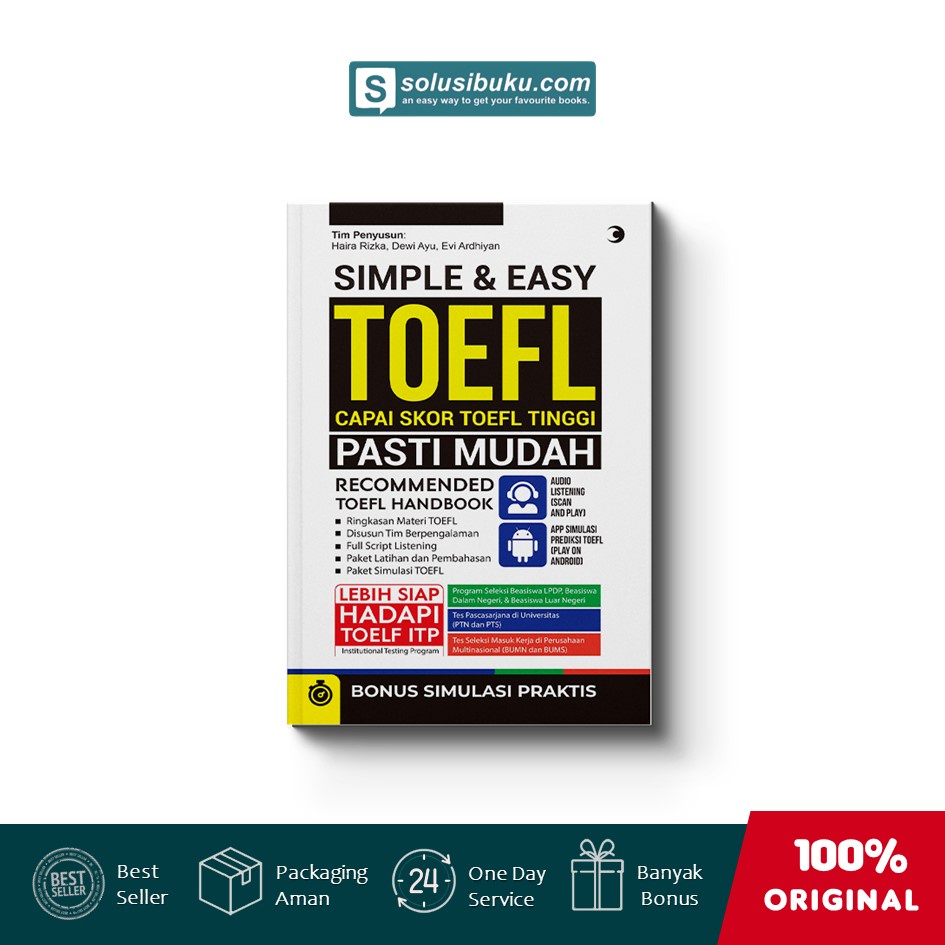 Jual Buku Ed. Revisi Buku Simple & Easy Toefl Capai Skor Toefl Tinggi ...