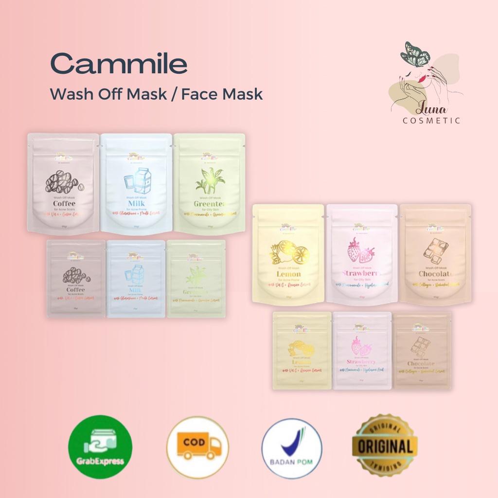 Jual CAMILLE BEAUTY Wash Off Mask / Face Mask BPOM | Shopee Indonesia