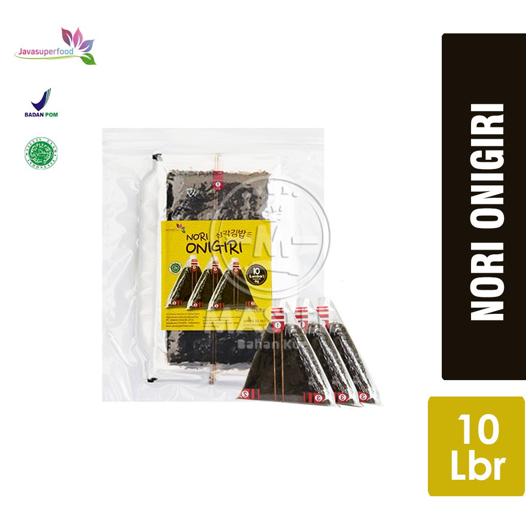 Jual Nori Onigiri Triangle/ Wrapper Nori Rumput Laut [10 lembar ...