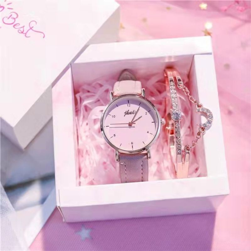 Jual Jam Tangan Cute Casual Style Jhui Analog ala Korea (jam tangan ...