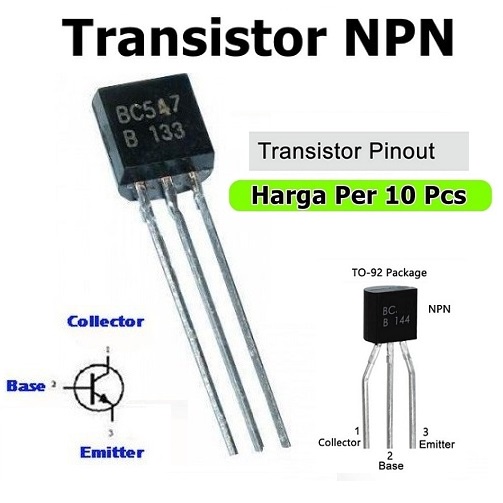 Jual 10 pcs BC547 BC546 BC549 / BC-546 BC-547B BC-549 / BC 546 547 549 ...