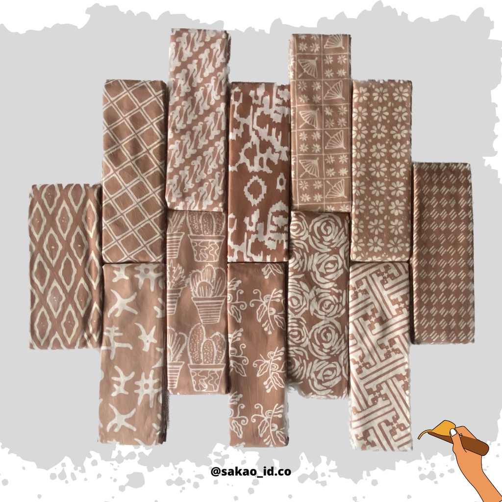 Jual KAIN DAN SARUNG BATIK AESTHETIC EDISI MOCCA // BATIK TASIKMALAYA ...