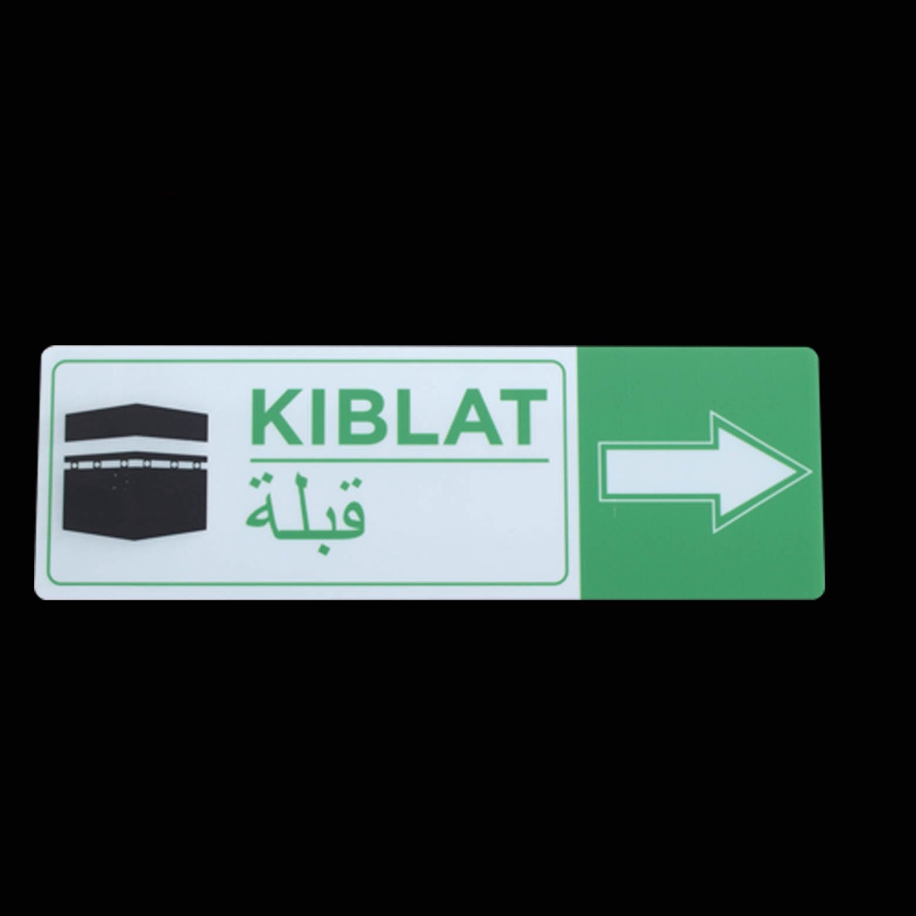 Jual Akrilik Sign board | Akrilik sign Custom | Arah kiblat | Exit ...