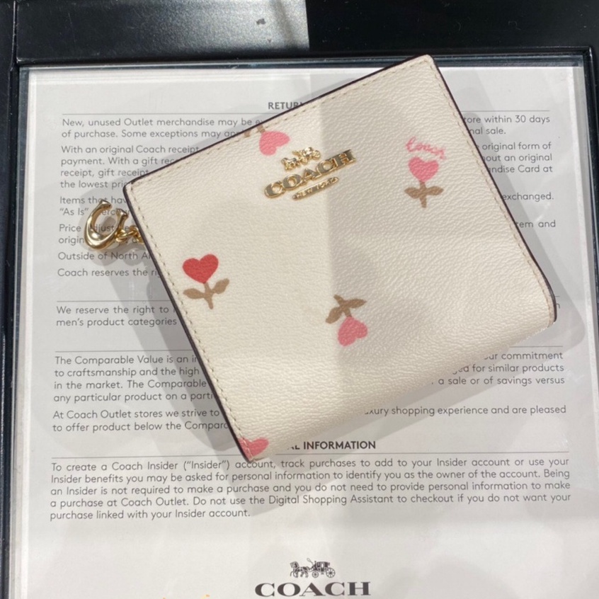 Jual Coach Snap Wallet In Signature Canvas Coach Dompet wanita Lipat ...