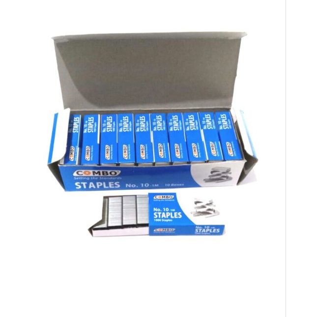 Jual Isi Staples | Isi Necis Combo No. 10 - 1M | Shopee Indonesia