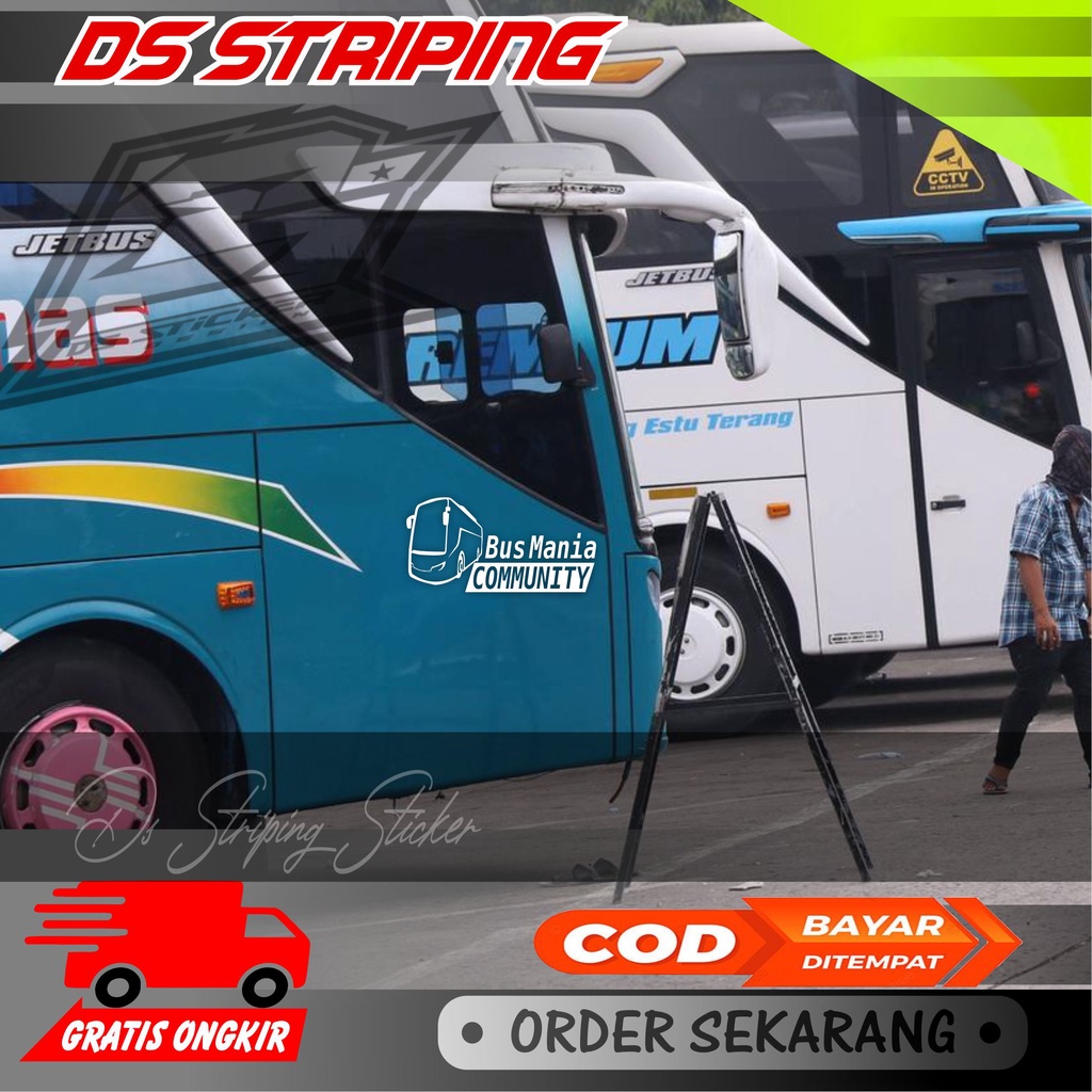 Jual Ct-131 Cutting stiker Bus Mania Kaca Moto mobile bisa custom ...