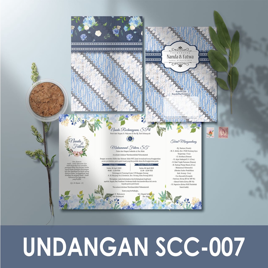 Jual SCC 007 Blanko Undangan | Undangan Murah | Blangko Undangan ...