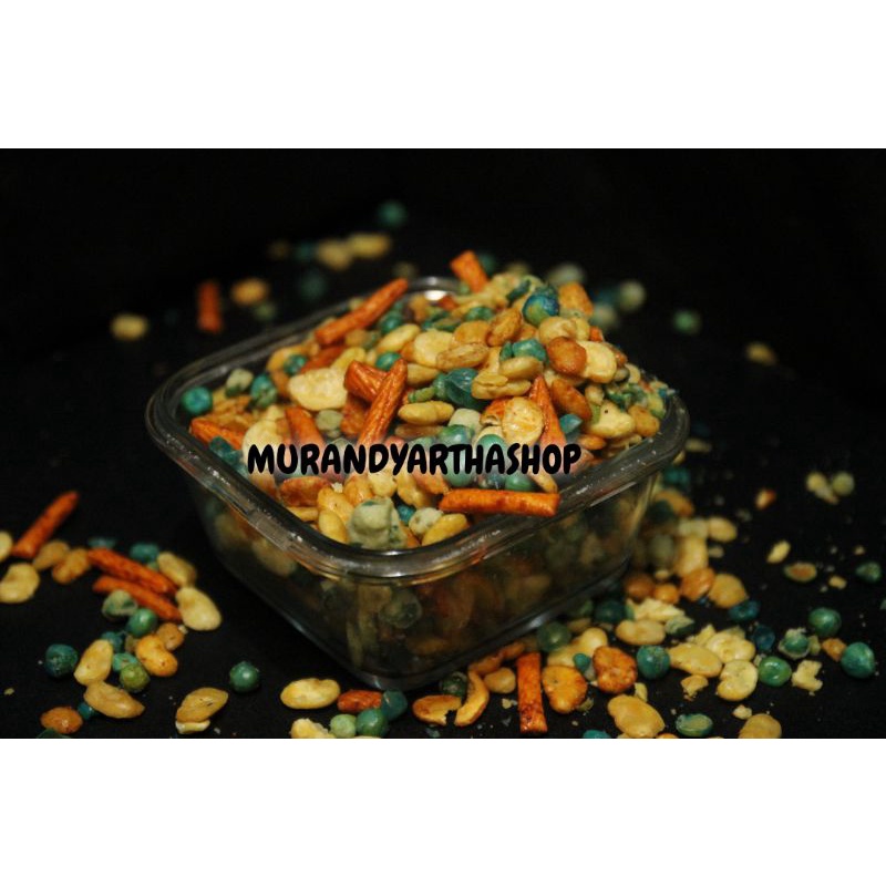Jual grosir snack kacang mix / kacang campur / koro campur kemasan ...