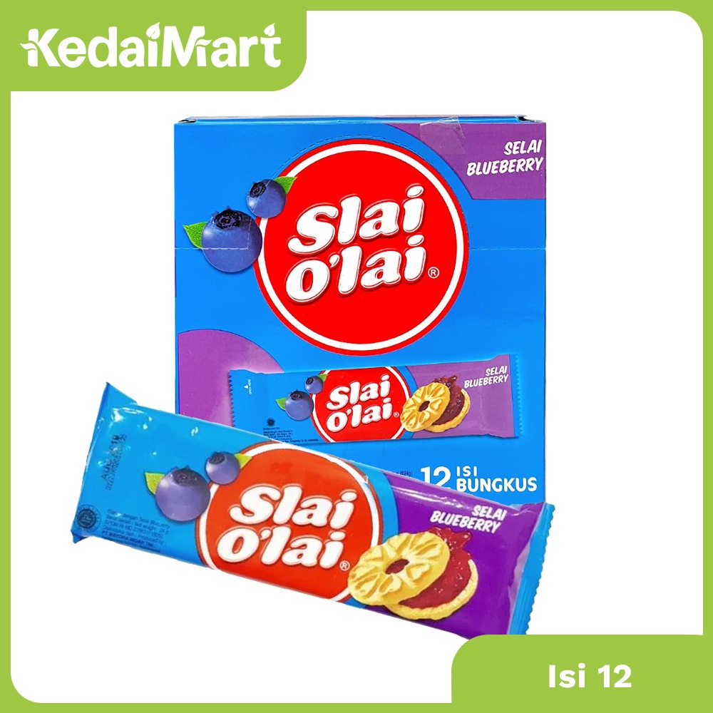 Jual Roma Slai Olai Blueberry 12 x 24 Gram | Shopee Indonesia