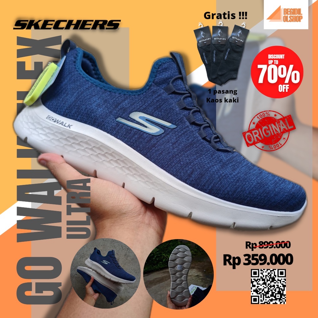 Jual SKECHERS 216484 NVBL SIZE 45 | Shopee Indonesia