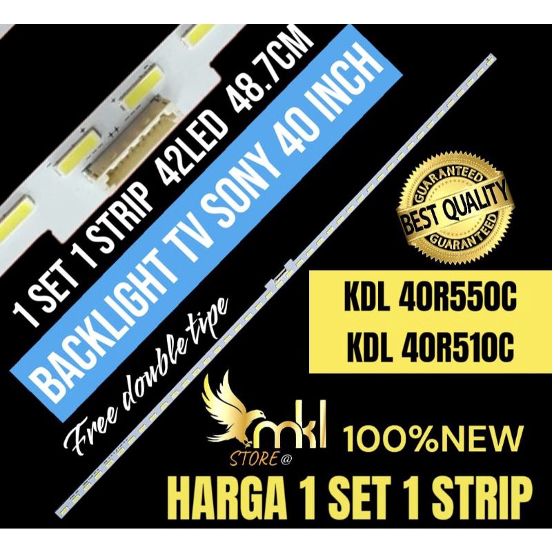 Jual BACKLIGHT TV LED SONY 40 INCH KDL 40R550C KDL 40R510C BACKLIGHT TV SONY | Shopee Indonesia