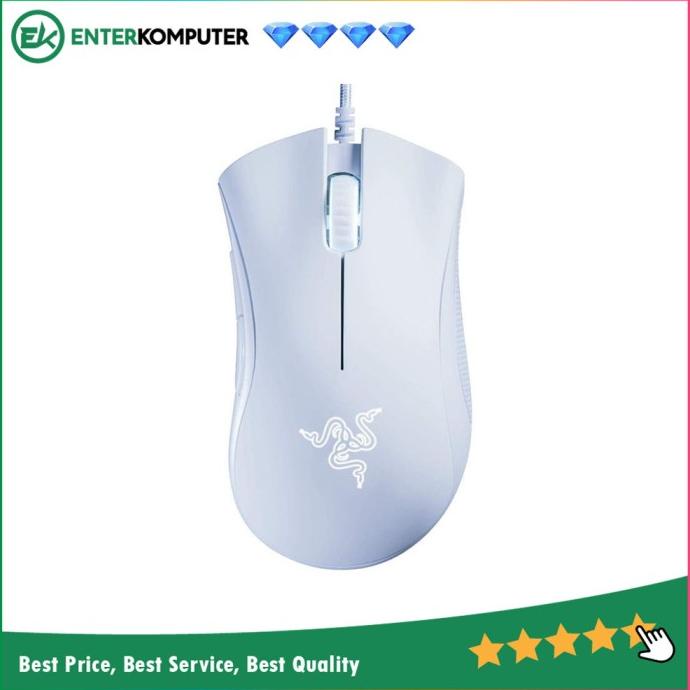 Jual Razer Deathadder Essential - White - Gaming Mouse | Shopee Indonesia