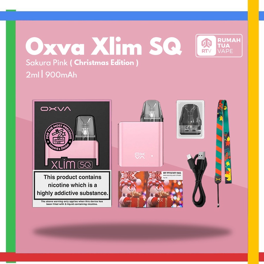 Jual OXVA SLIM SQ 900MAH 25W SAKURA PINK POD KIT | Shopee Indonesia