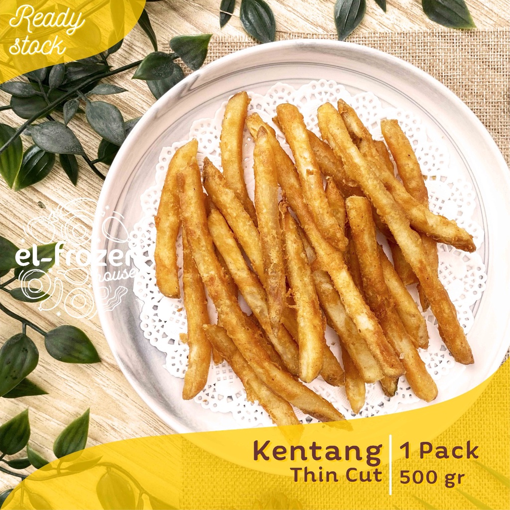 Jual Frozen Food Kentang French Fries LambWeston Repacked 1000gr Thin ...