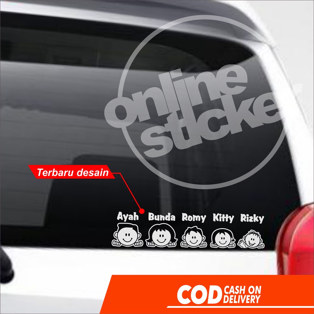 Jual Sticker Happy Family cutting | cutting menyala | Shopee Indonesia