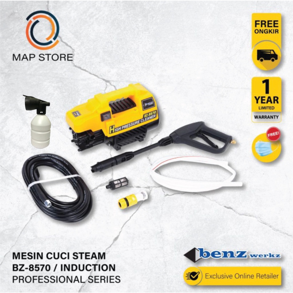 Jual Jet Cleaner Benz 8570 High Pressure / Mesin Cuci Steam Jet Mobil ...