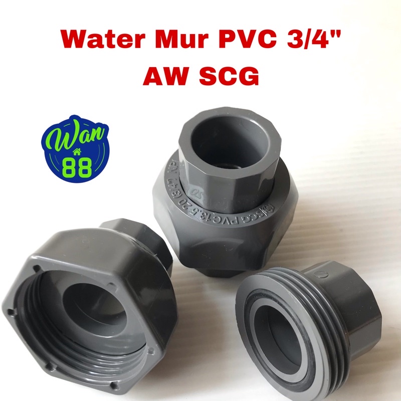 Jual Water Mur PVC 3/4” AW SCG Tebal | Shopee Indonesia