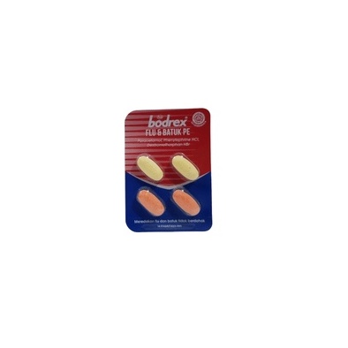 Jual bodrex flu & batuk pe 1 strip isi 4 tablet | Shopee Indonesia