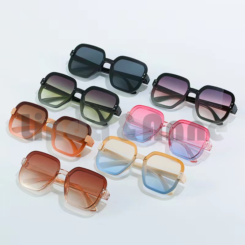 Jual Kacamata Hitam Kotak Fashion Retro Vintage Untuk Wanita Anti Uv - Fashion Sungglasses ...