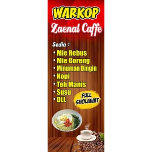 Jual SPANDUK BANNER WARKOP / WARUNG KOPI | Shopee Indonesia